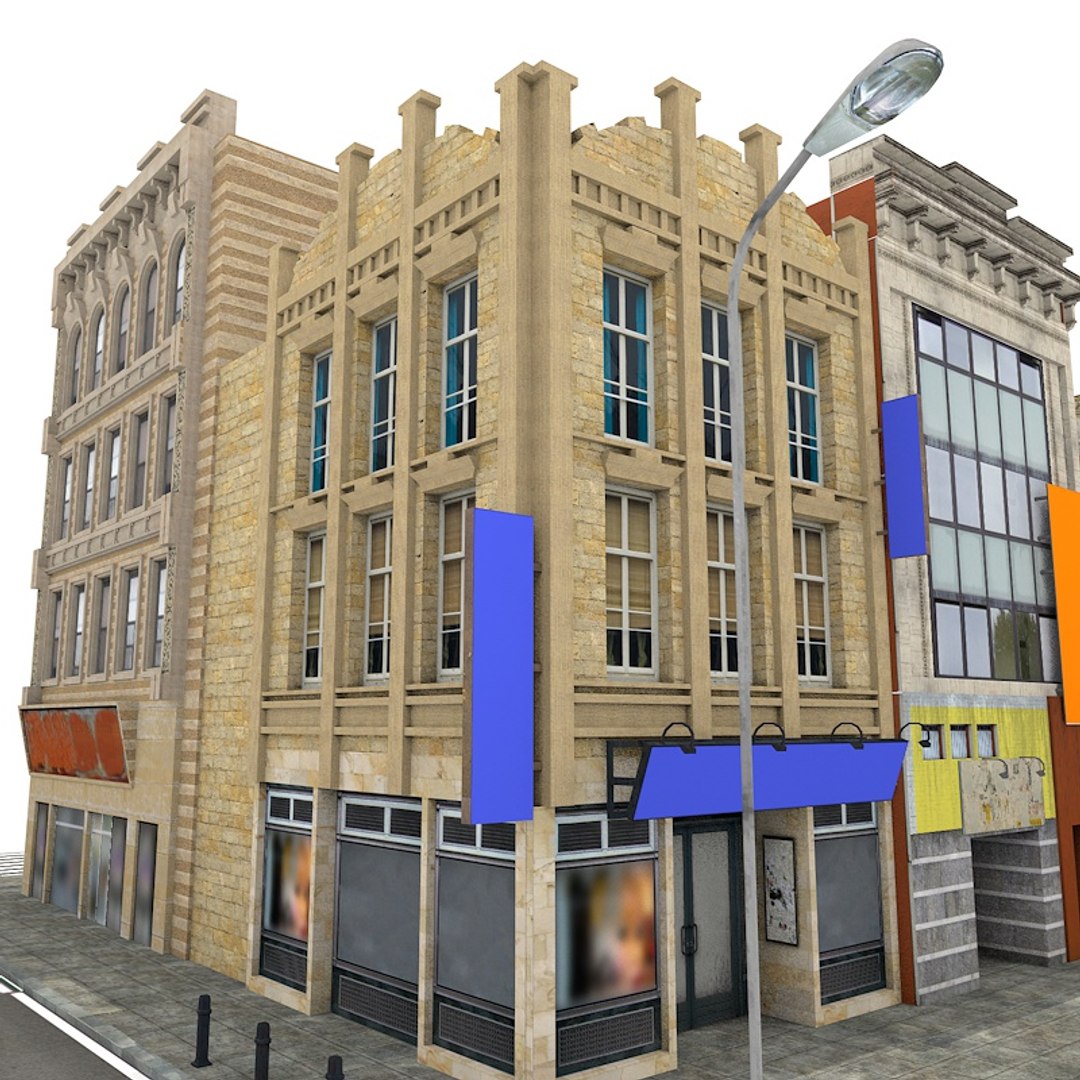 Street Scene 3d Obj