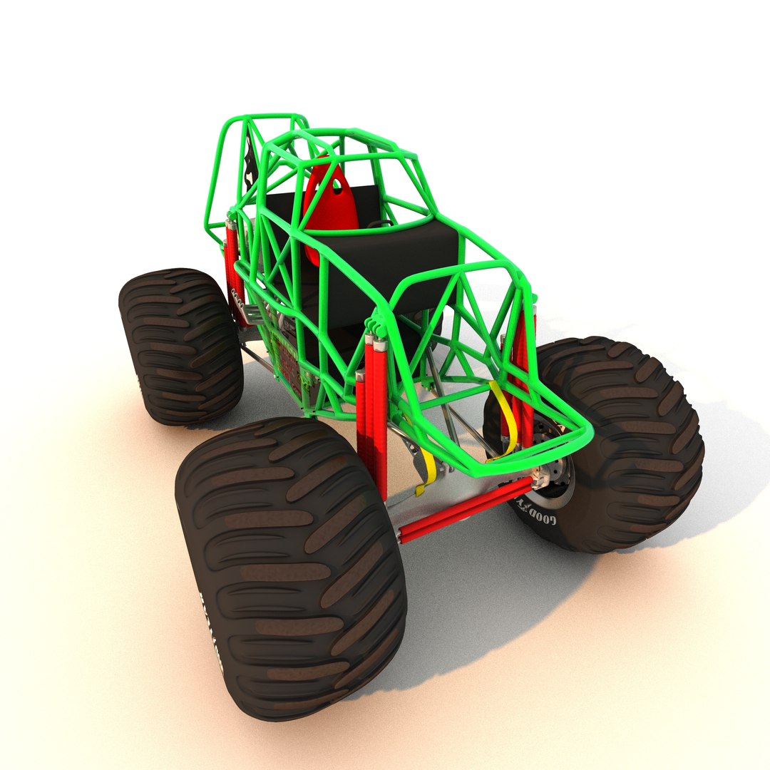 3dsmax Monster Truck Frame