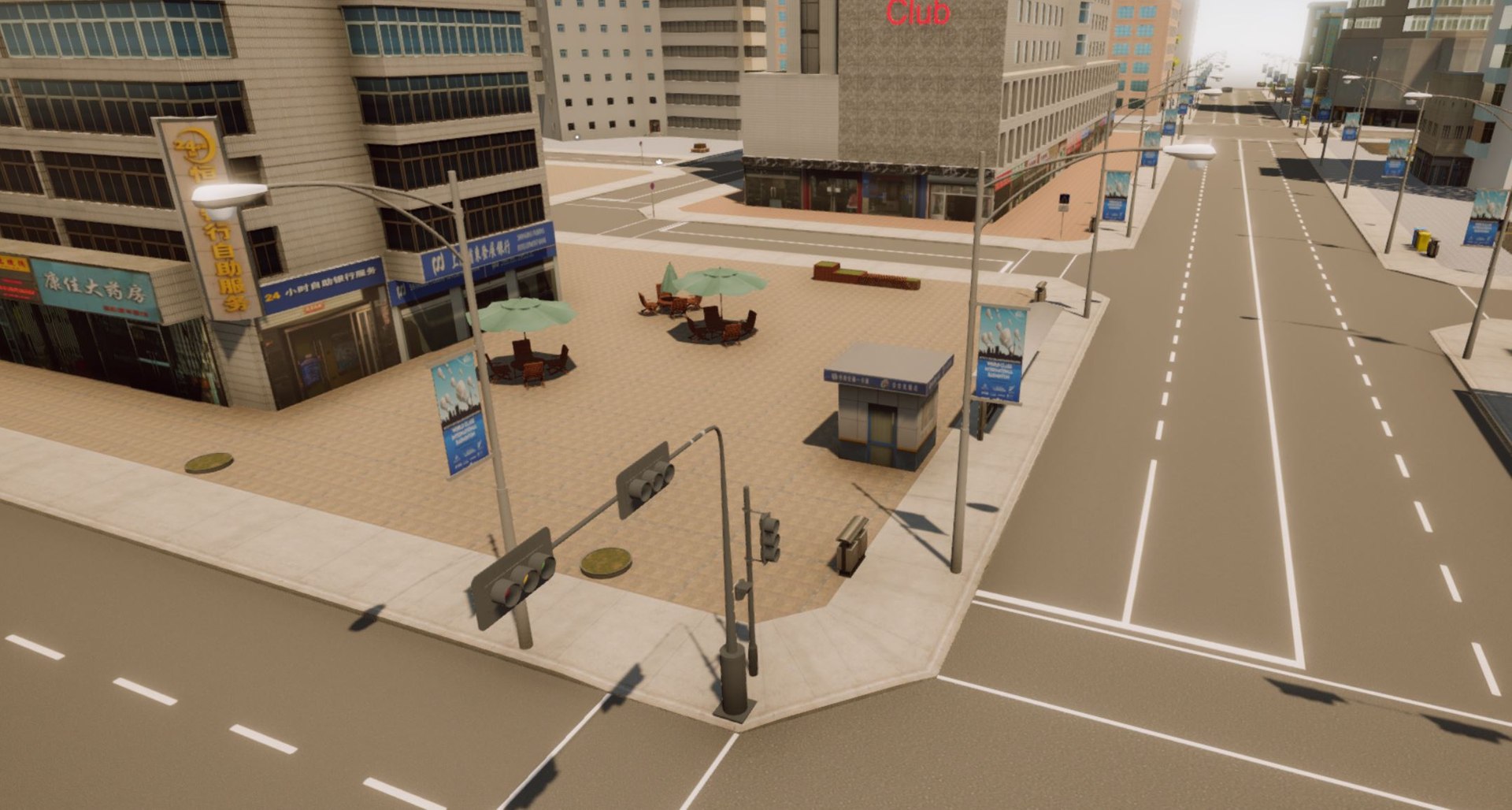 3D Buildings Street City Blocks - TurboSquid 1336128