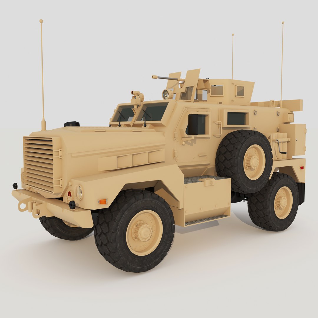 Military Mrap Cougar Interior 3D Model - TurboSquid 1596968