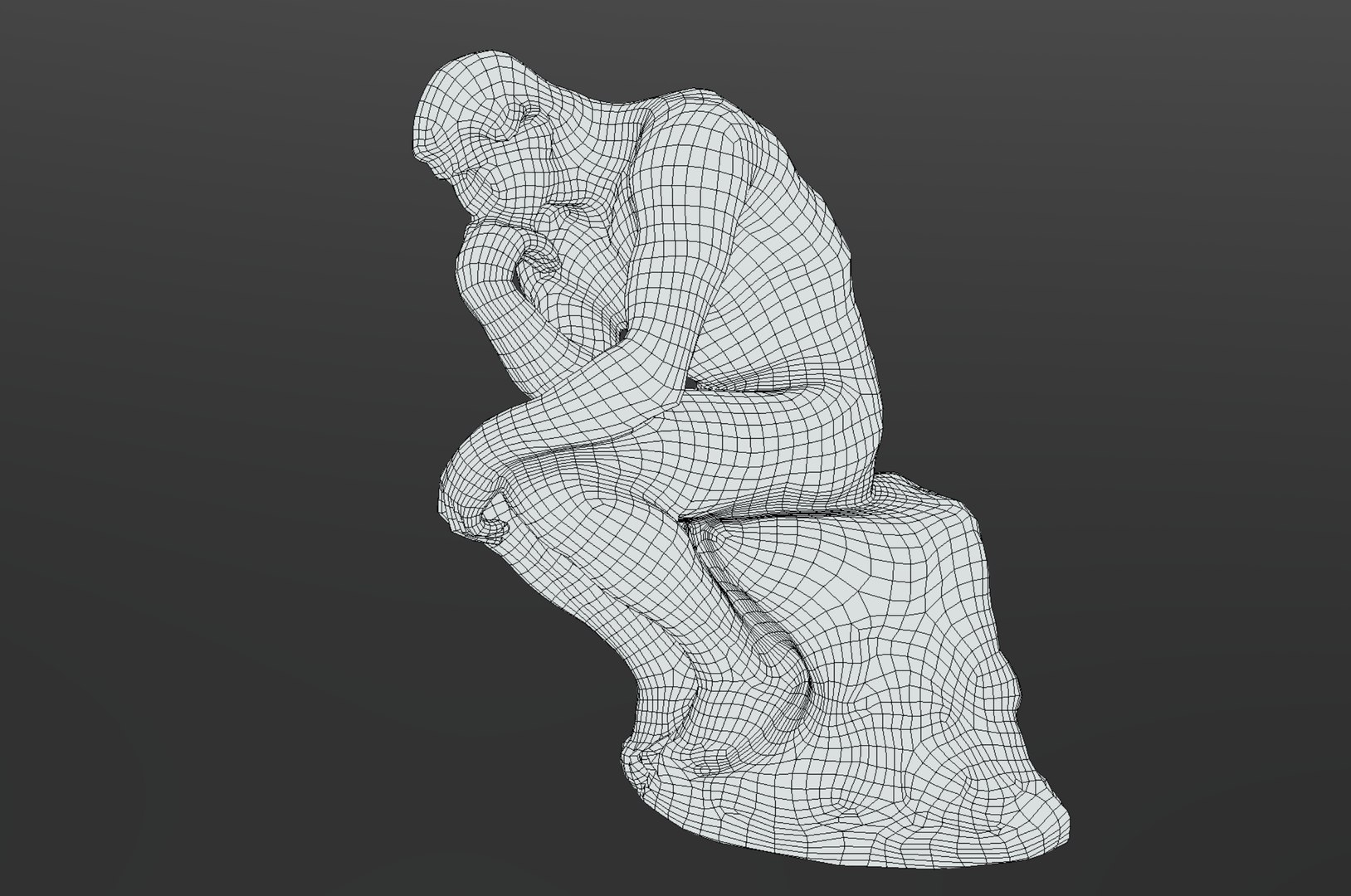 3D The Thinker - TurboSquid 1980661