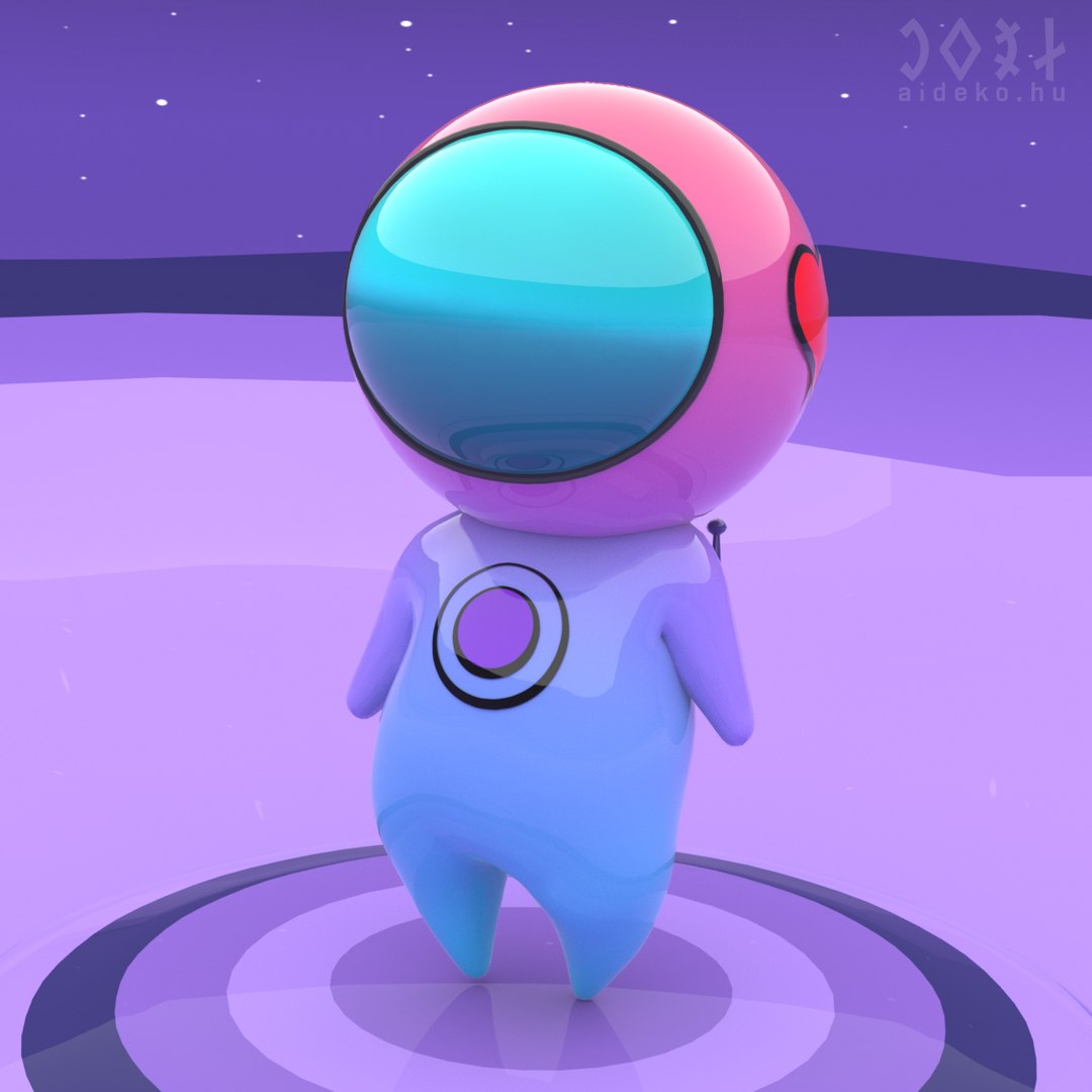 3D Cute Astronauts model - TurboSquid 1819411