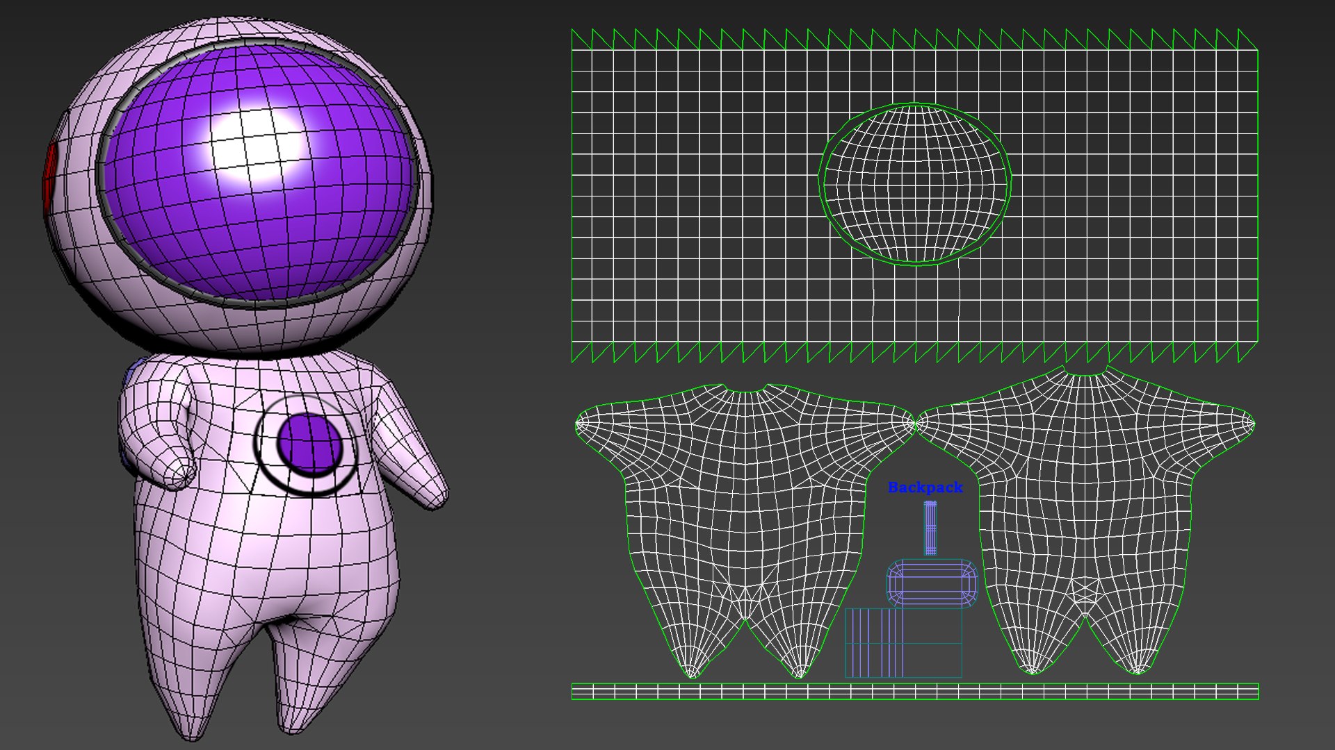 3D Cute Astronauts model - TurboSquid 1819411