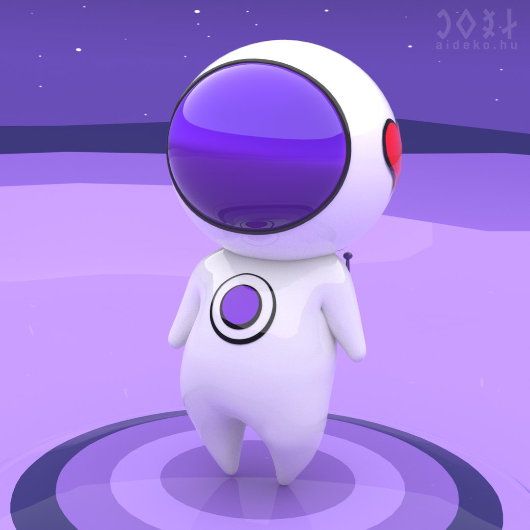 3D Cute Astronauts model - TurboSquid 1819411