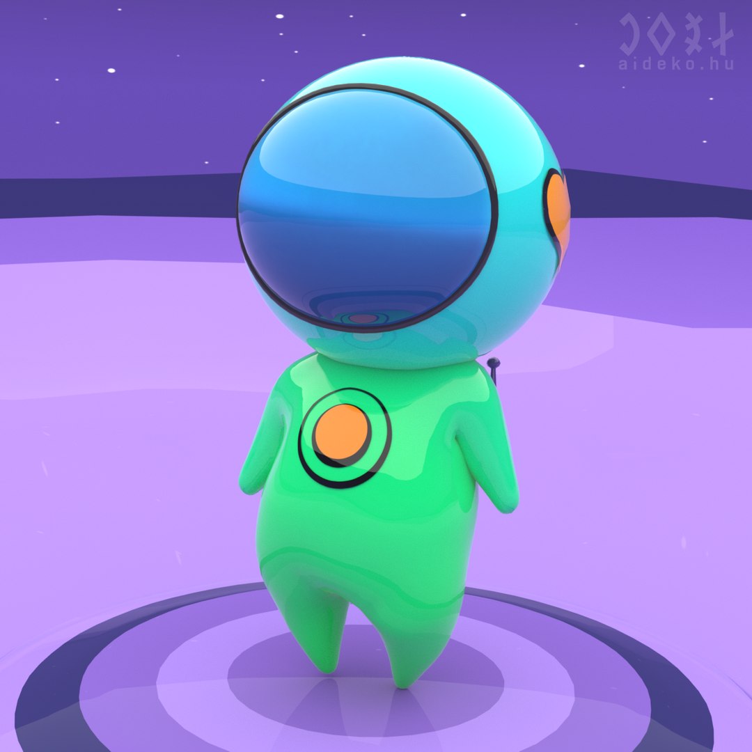3D Cute Astronauts model - TurboSquid 1819411