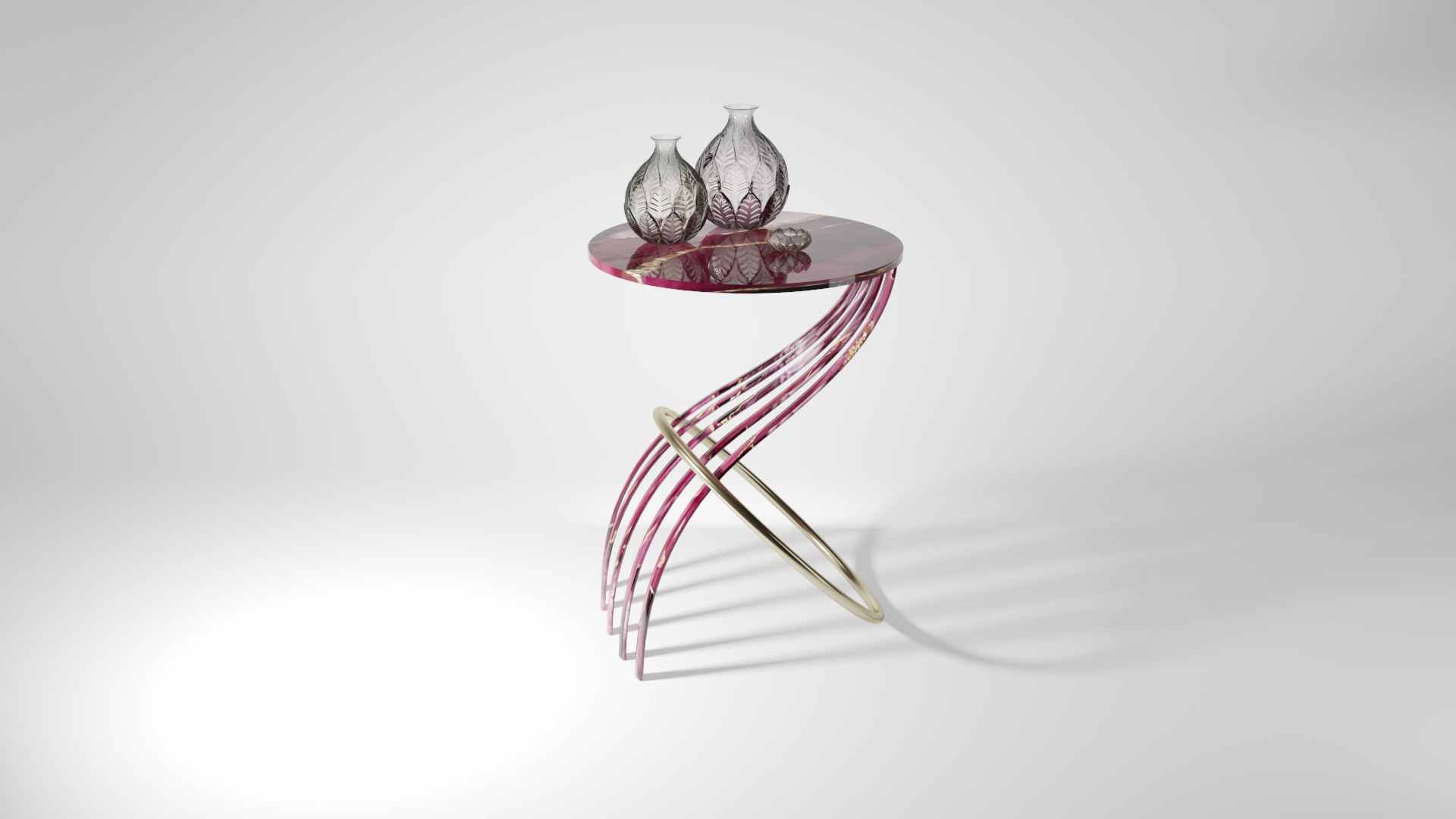 3D PURPLE MARBLE TABLE GLOSS FINISH - TurboSquid 1995436