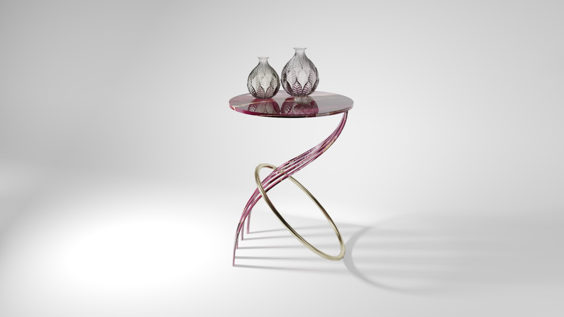 3D PURPLE MARBLE TABLE GLOSS FINISH - TurboSquid 1995436