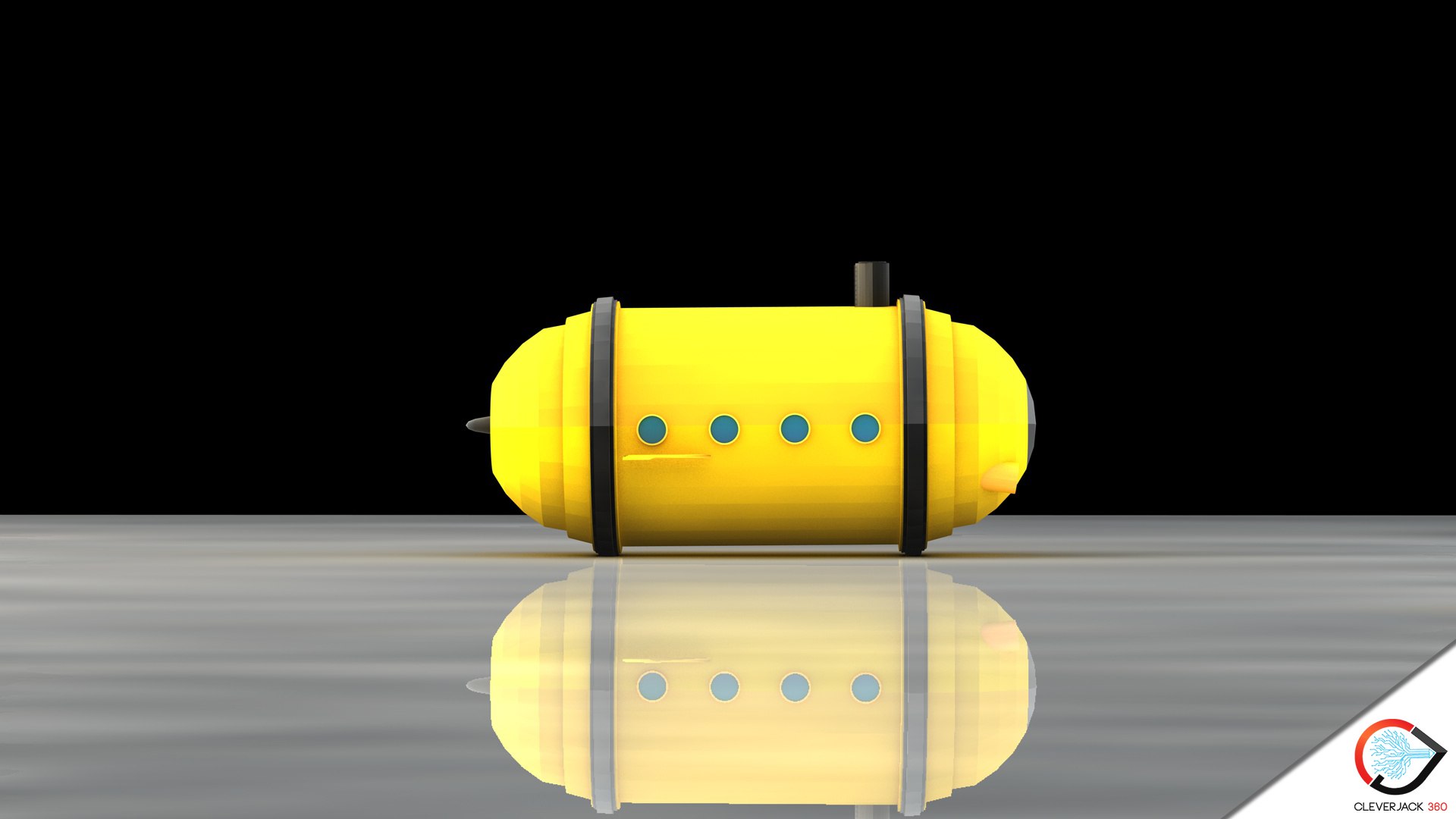 submarine 3d model