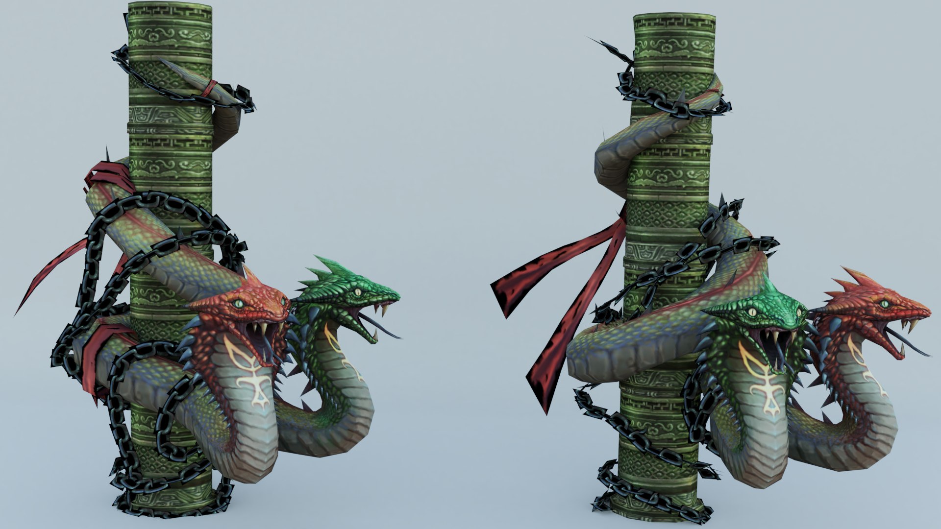 Monster snake boss Dashe 3D model - TurboSquid 1849537