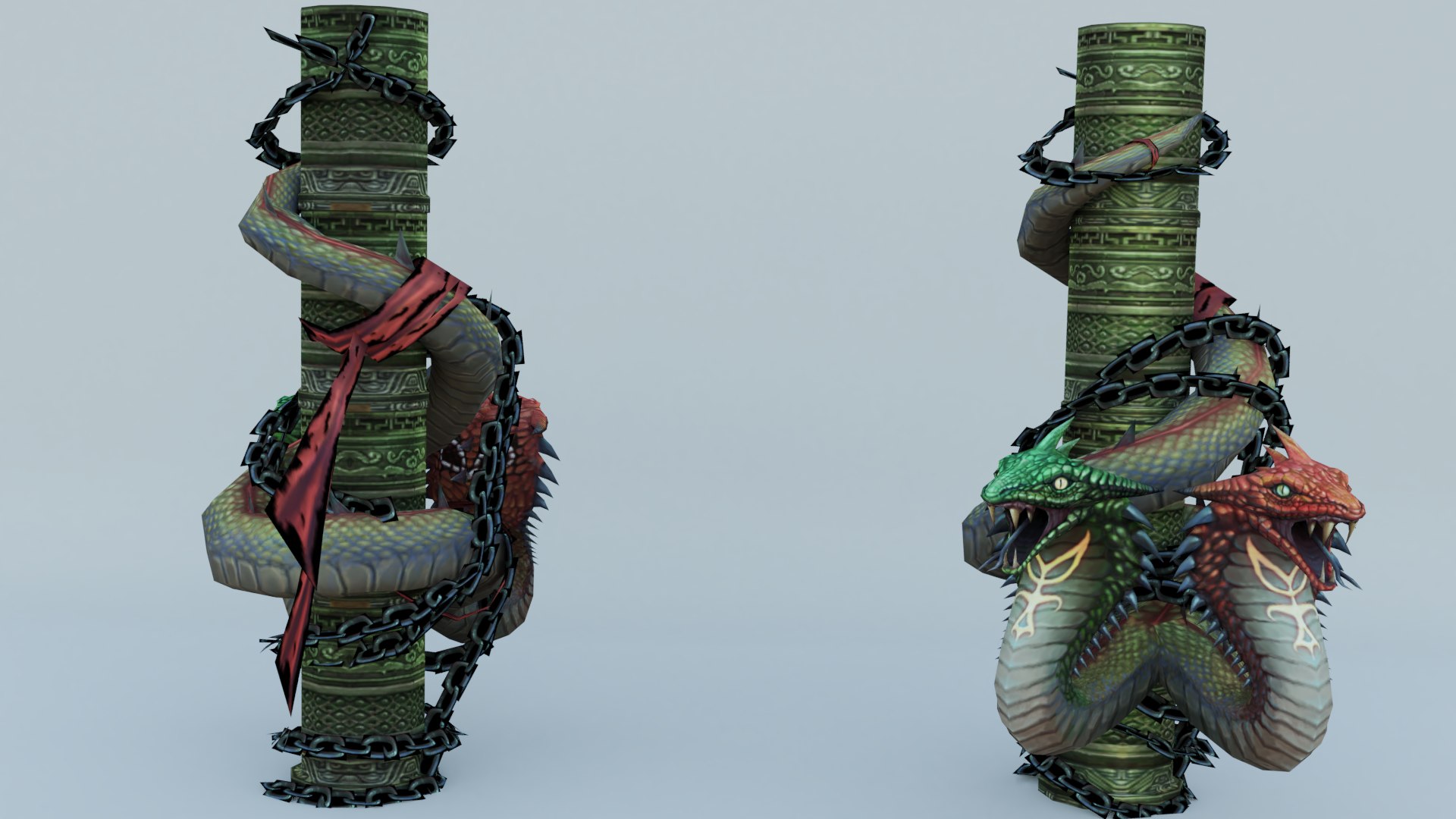 Monster snake boss Dashe 3D model - TurboSquid 1849537