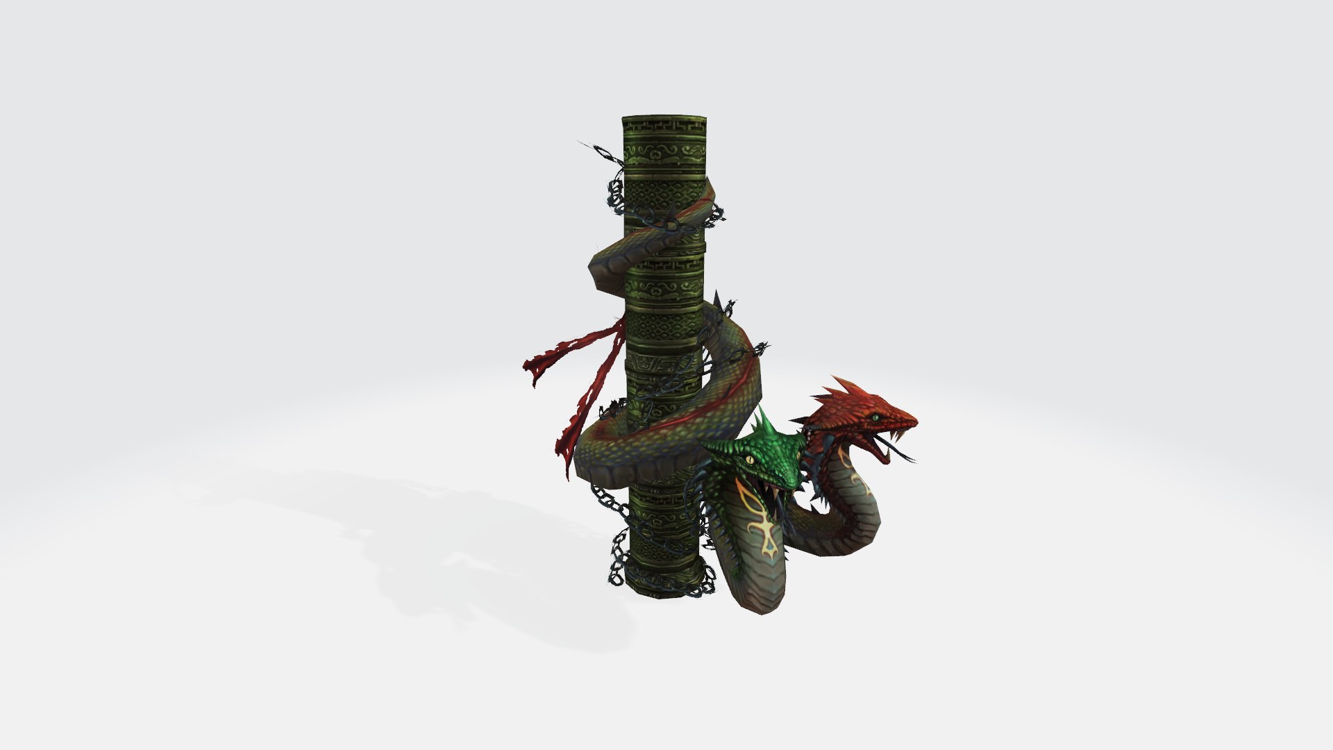 Monster snake boss Dashe 3D model - TurboSquid 1849537