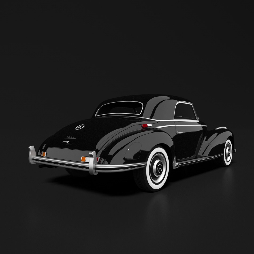 Mercedes-Benz 300 W188 3D Model - TurboSquid 2351846