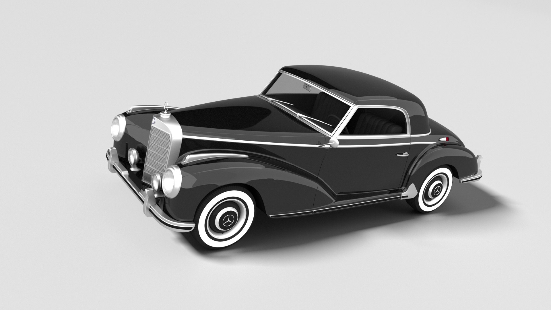Mercedes-Benz 300 W188 3D Model - TurboSquid 2351846