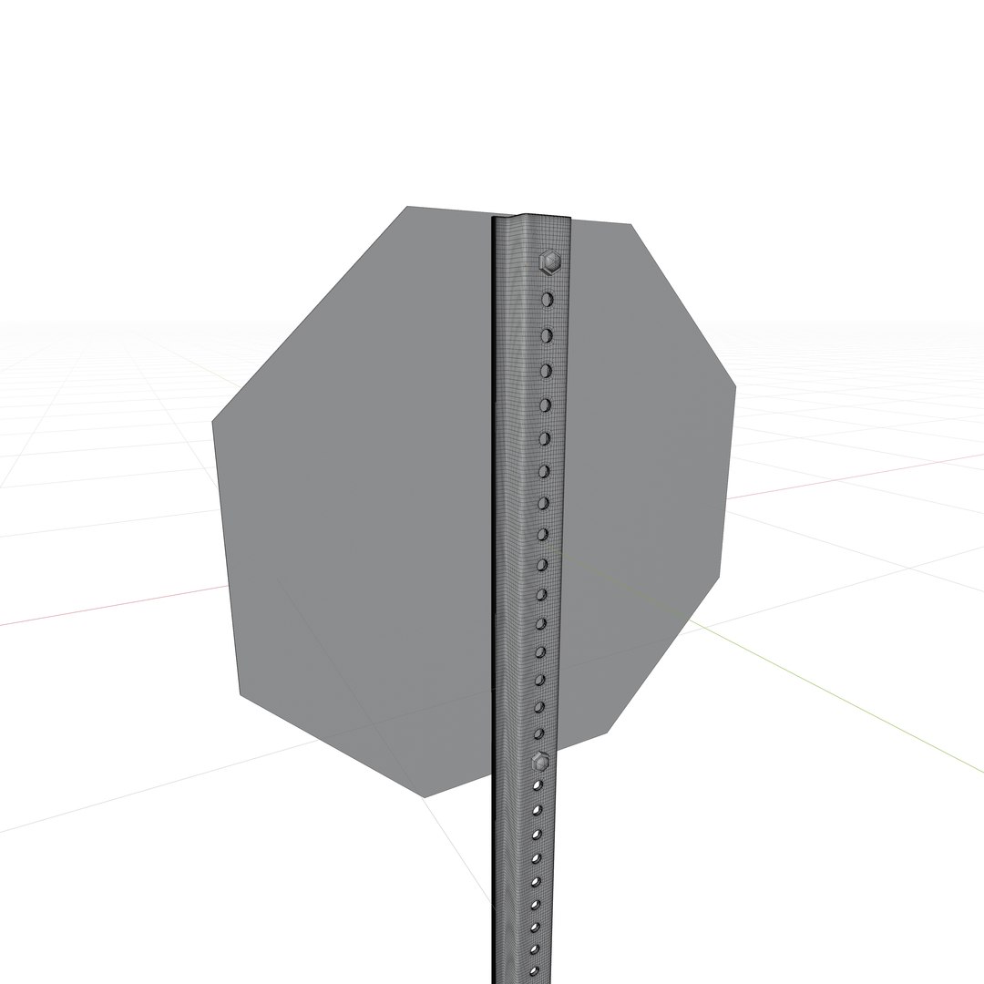 3D Stop Sign Model - TurboSquid 2167507