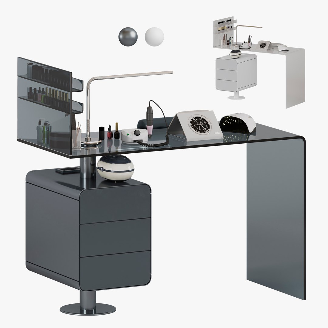3D Mano Manicure table model - TurboSquid 2083824