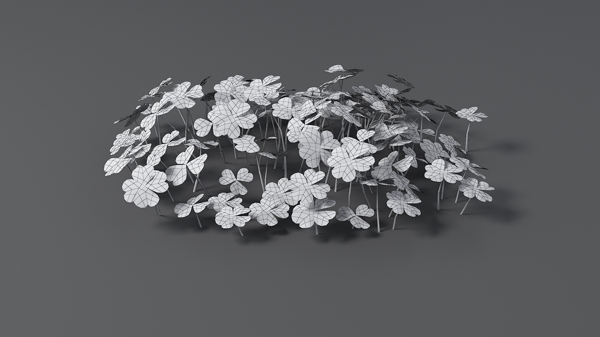 3D Model Cartoon Clover Collection - TurboSquid 2043107