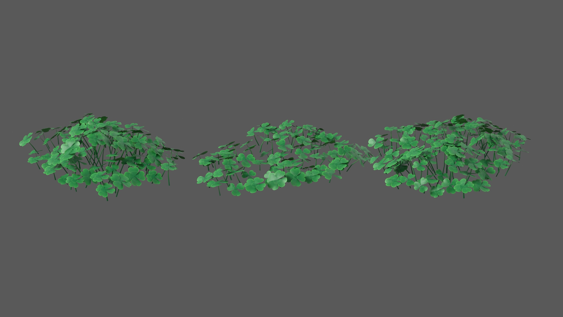 3D Model Cartoon Clover Collection - TurboSquid 2043107