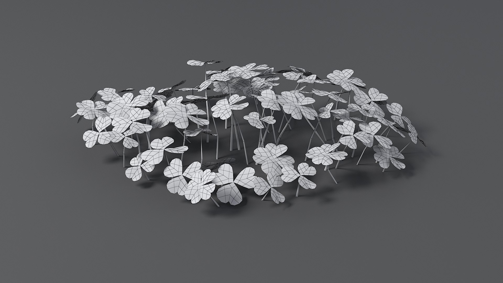 3D Model Cartoon Clover Collection - TurboSquid 2043107