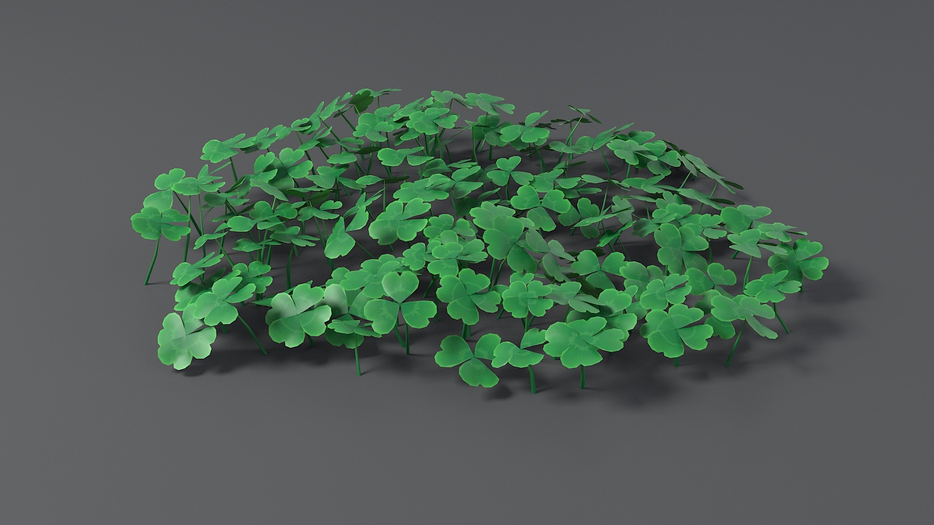 3D Model Cartoon Clover Collection - TurboSquid 2043107