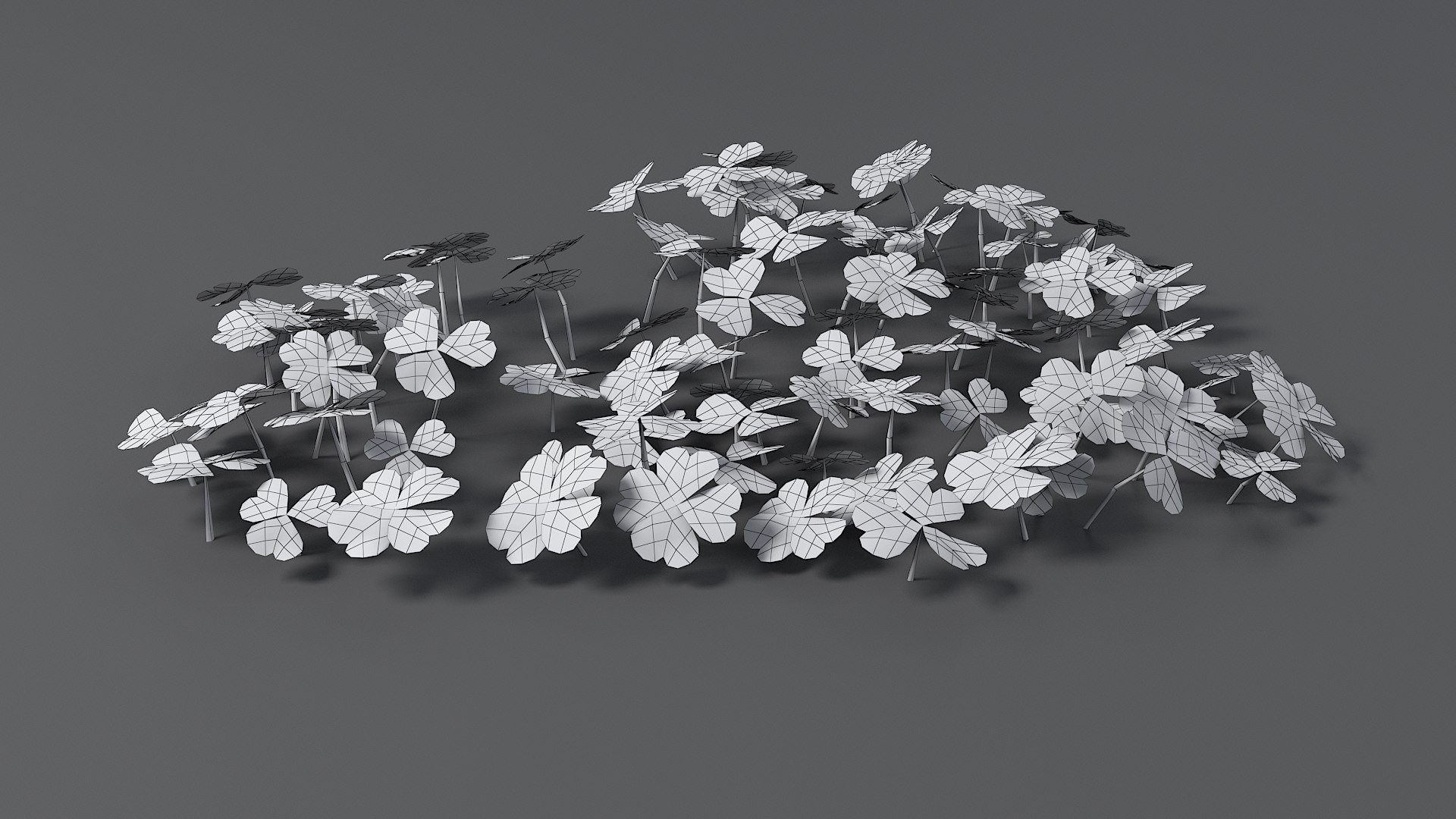 3D Model Cartoon Clover Collection - TurboSquid 2043107