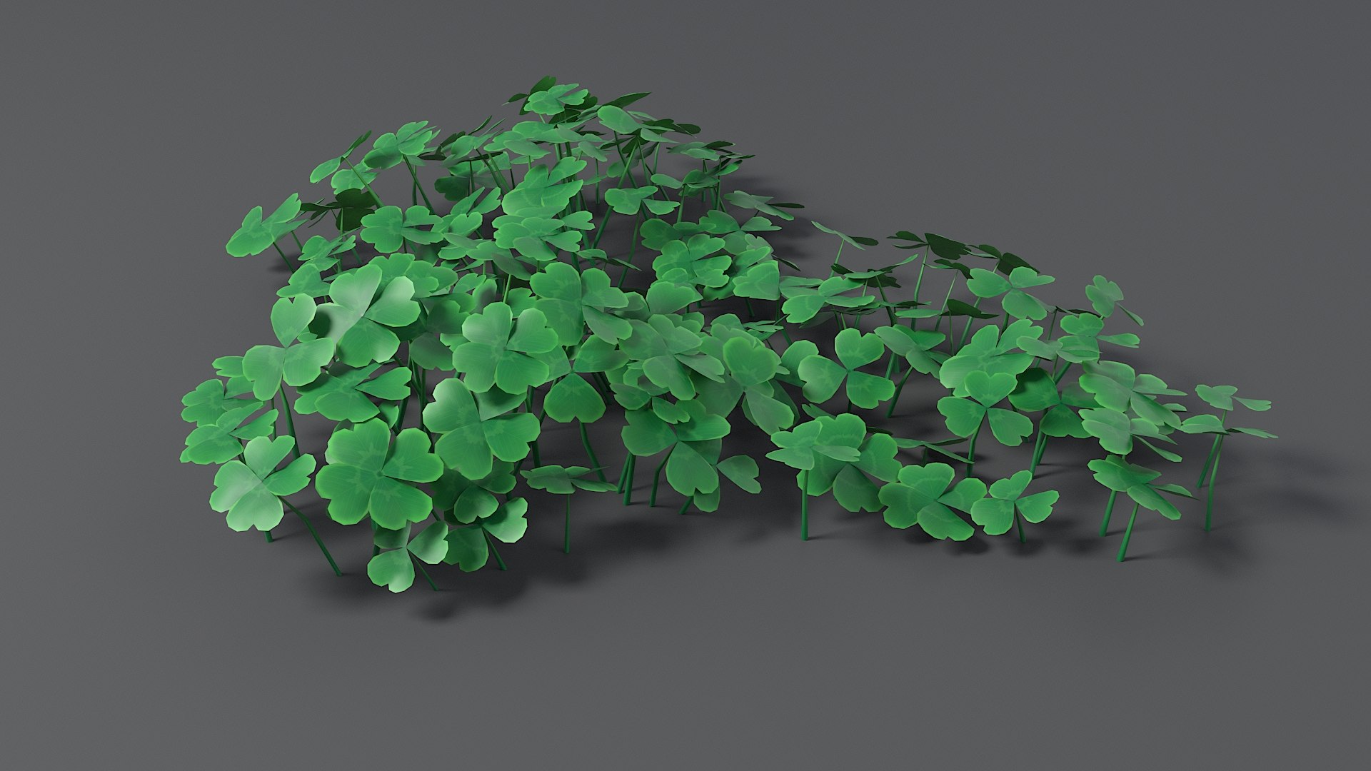 3D Model Cartoon Clover Collection - TurboSquid 2043107