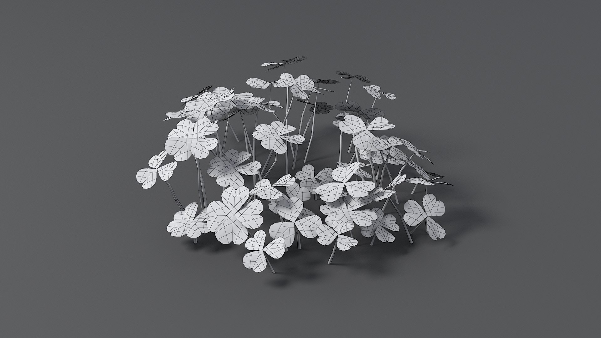 3D Model Cartoon Clover Collection - TurboSquid 2043107