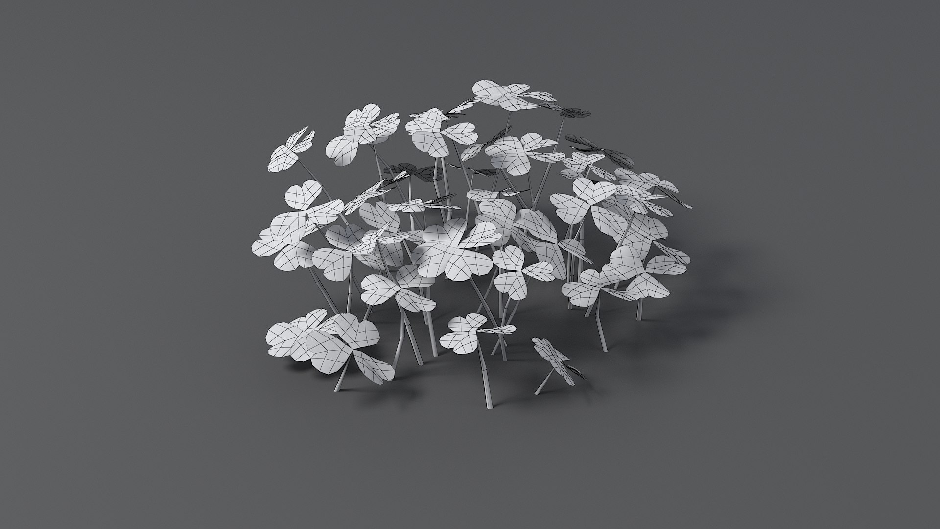 3D Model Cartoon Clover Collection - TurboSquid 2043107