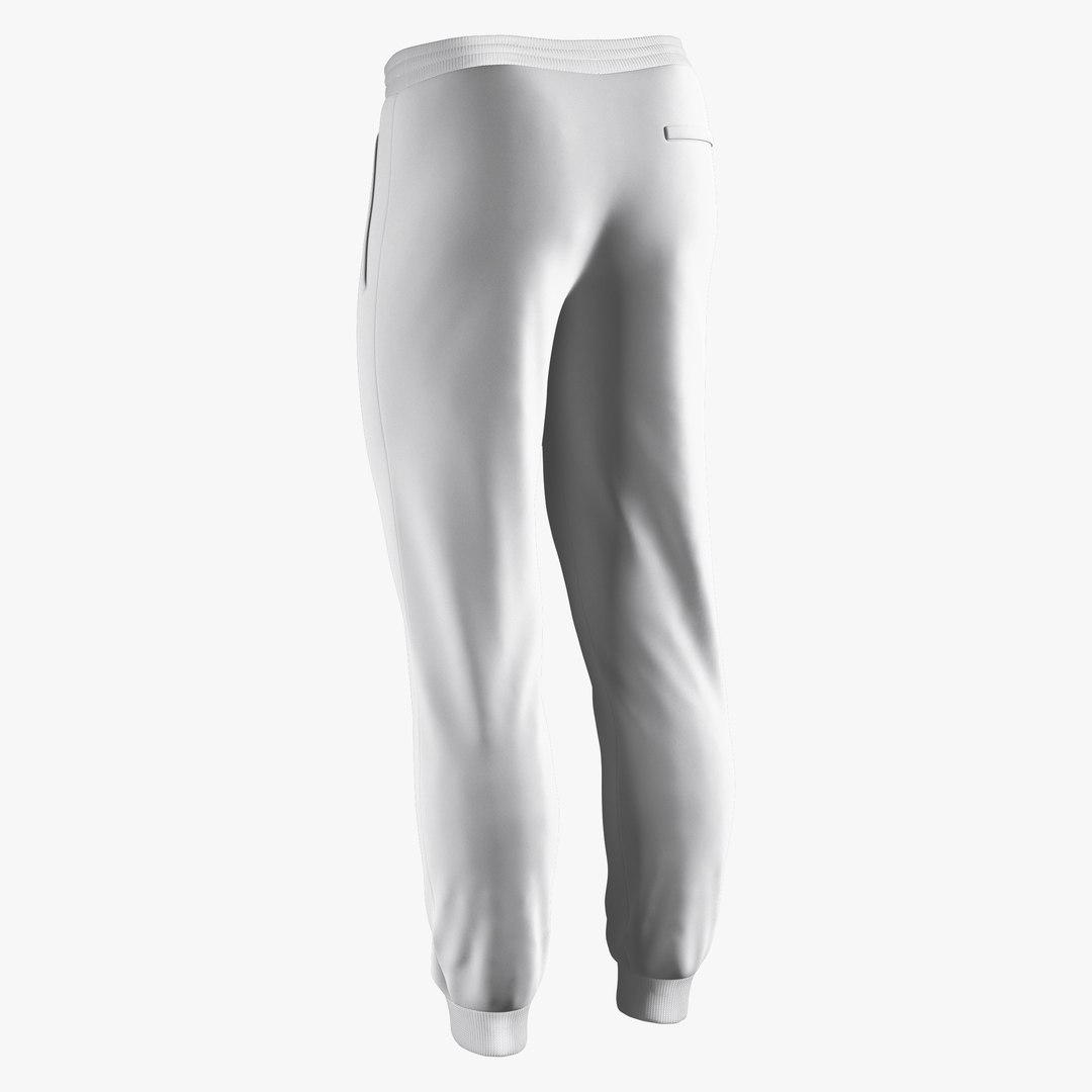 3D Sweatpants Male W Model - TurboSquid 1604724