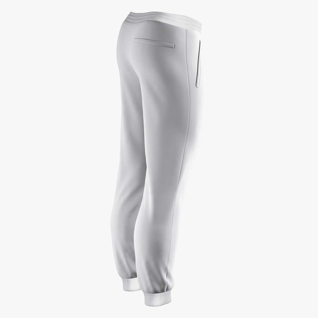 3D Sweatpants Male W Model - TurboSquid 1604724