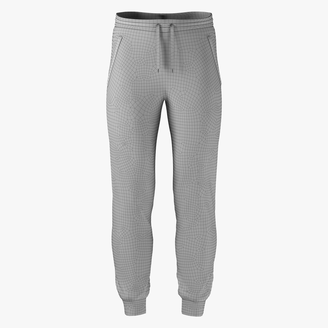3D Sweatpants Male W Model - TurboSquid 1604724