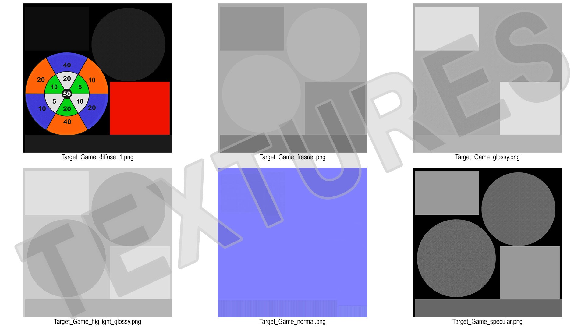 3D classic sticky target board model - TurboSquid 1598643