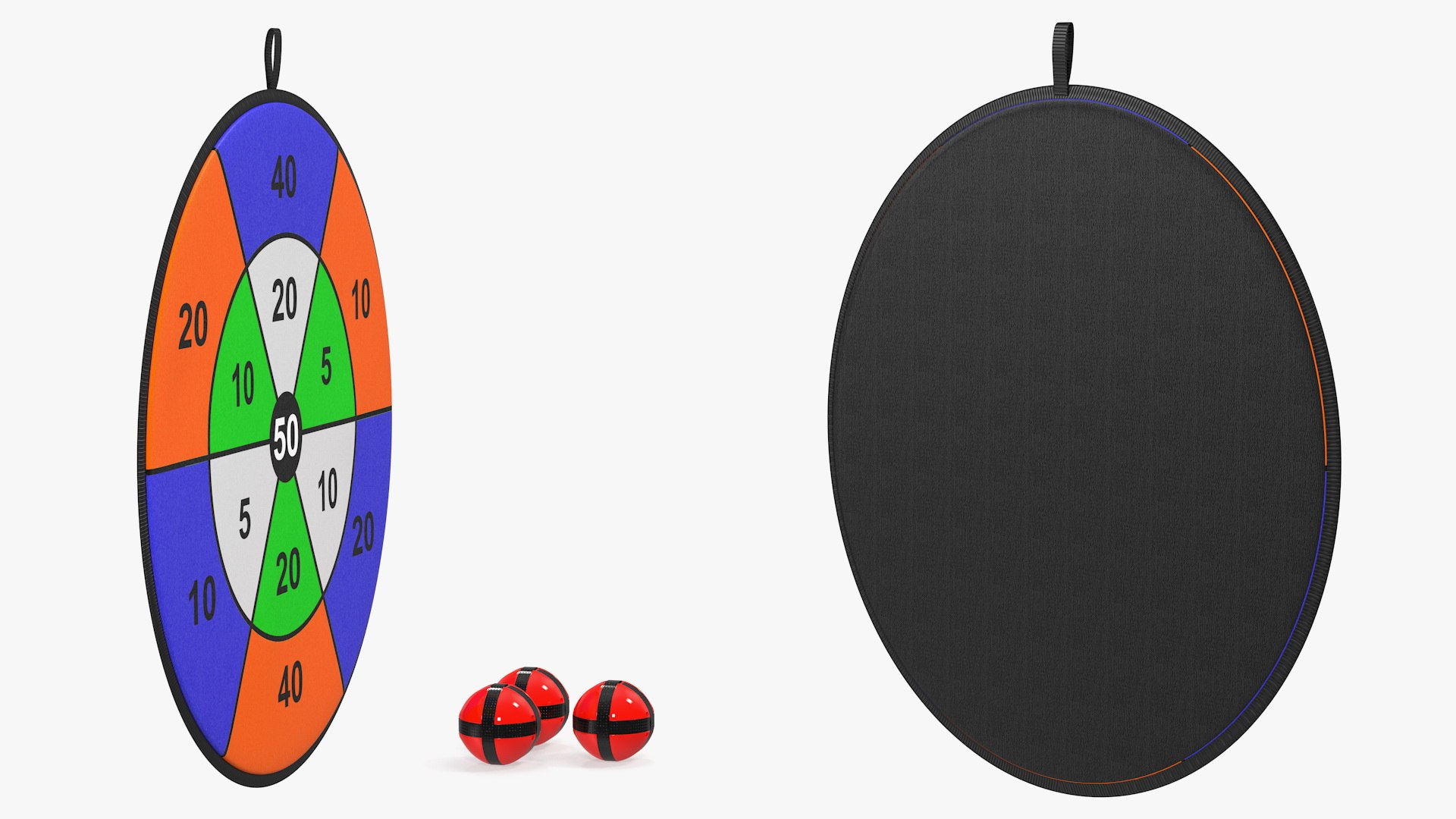 3D classic sticky target board model - TurboSquid 1598643