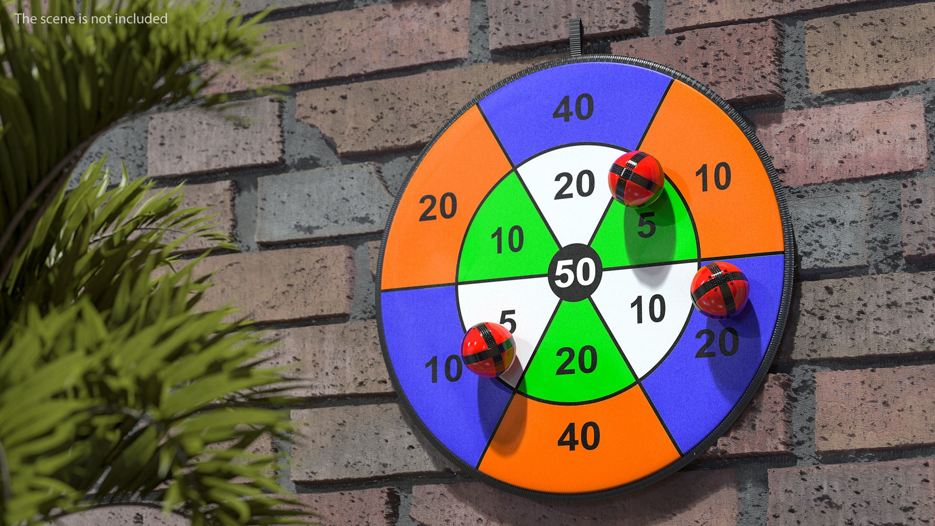 3D classic sticky target board model - TurboSquid 1598643