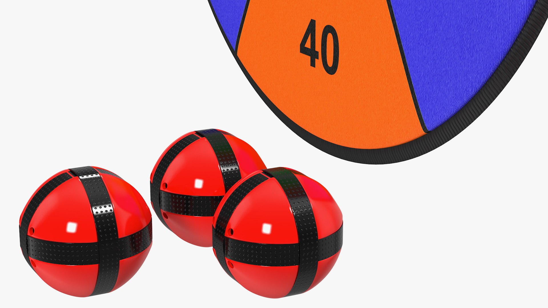 3D classic sticky target board model - TurboSquid 1598643