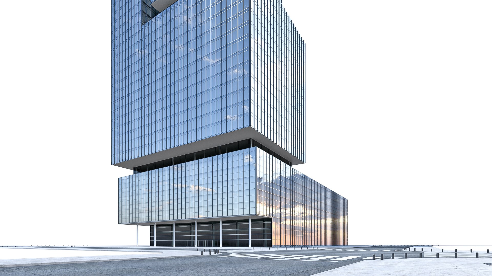 3D Office Tower 04 Model - TurboSquid 2288425