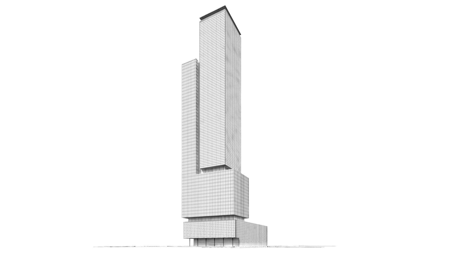 3D Office Tower 04 Model - TurboSquid 2288425