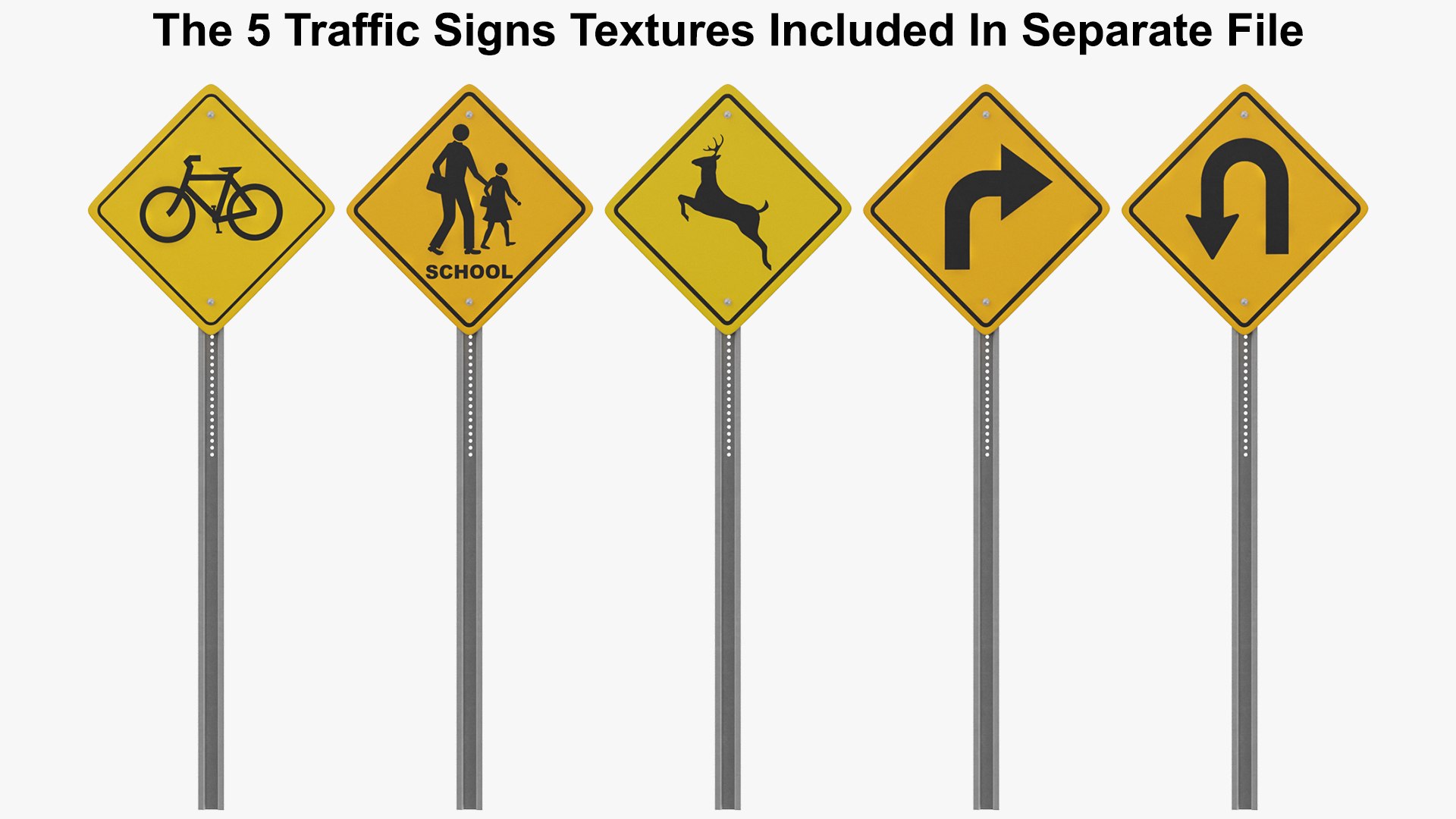 30 Traffic Signs Collection 3D model - TurboSquid 2078981