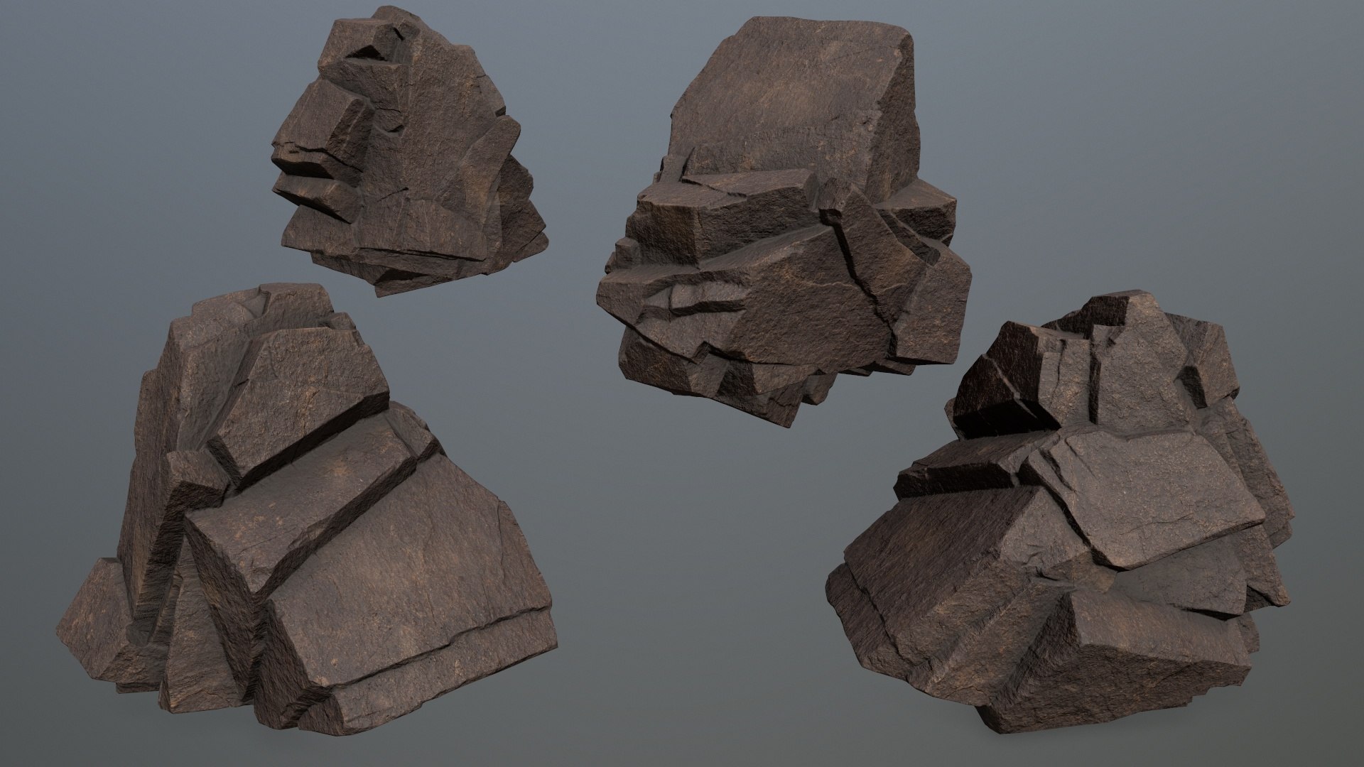 3D Desert Rocks - TurboSquid 2211467