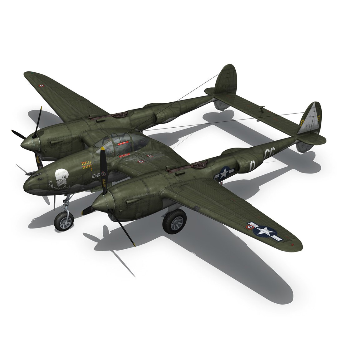 lockheed lightning - journeys 3d c4d