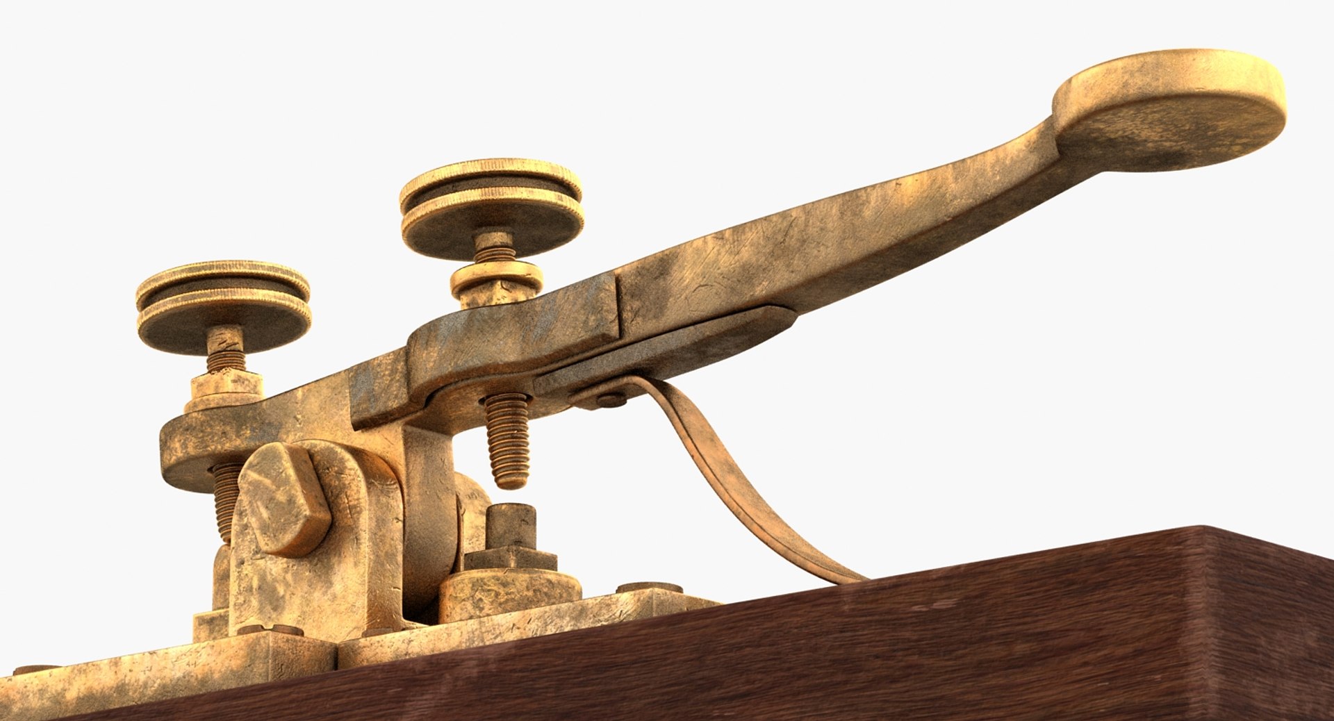 Vintage telegraph device 3D model - TurboSquid 1338219