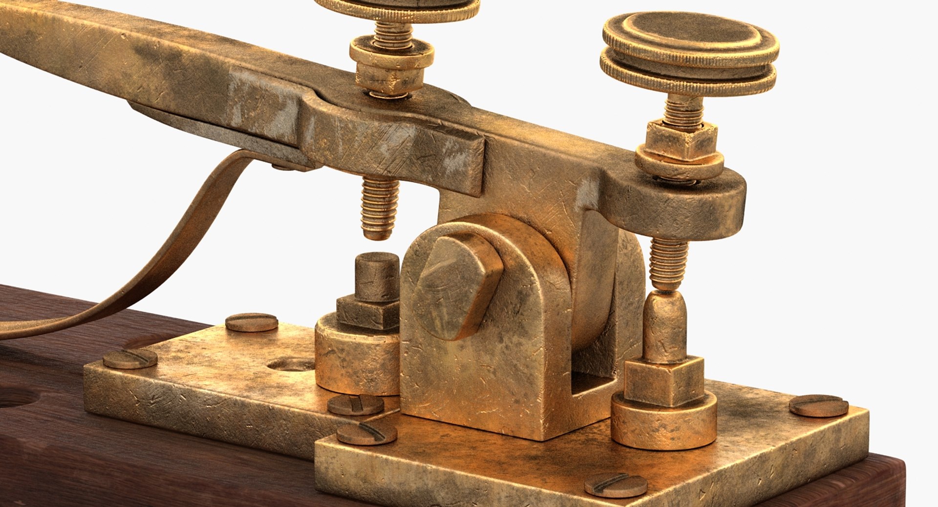 Vintage telegraph device 3D model - TurboSquid 1338219