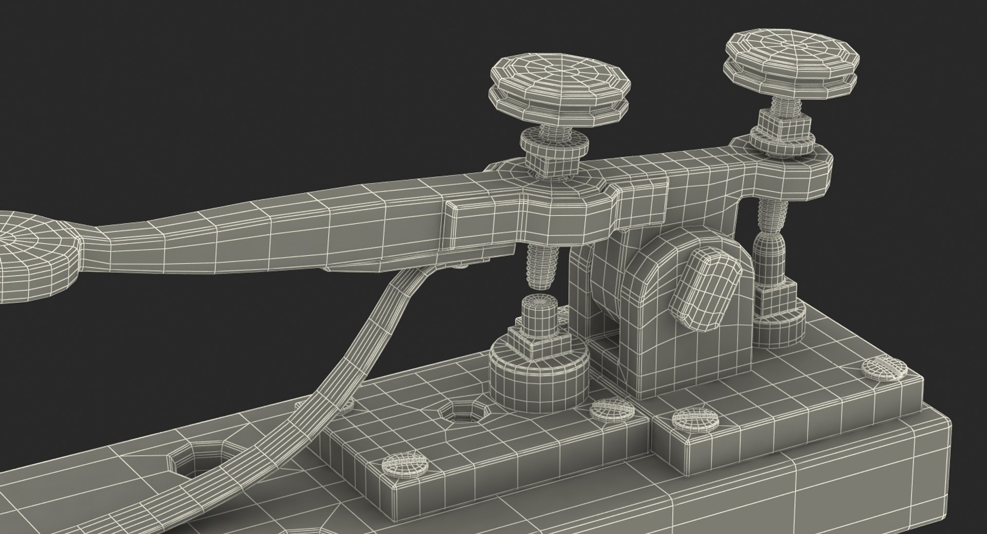 Vintage telegraph device 3D model - TurboSquid 1338219