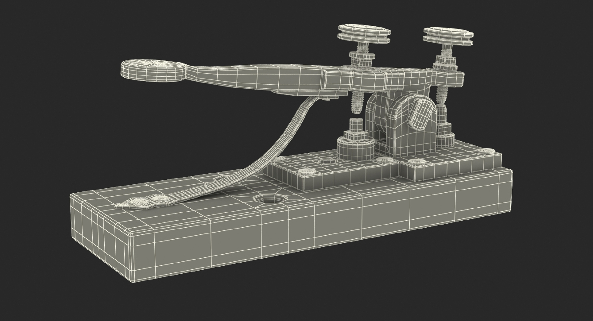 Vintage Telegraph Device 3D Model - TurboSquid 1338219