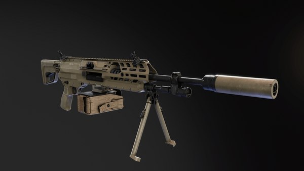 Sig XM250 3D model - TurboSquid 1894075