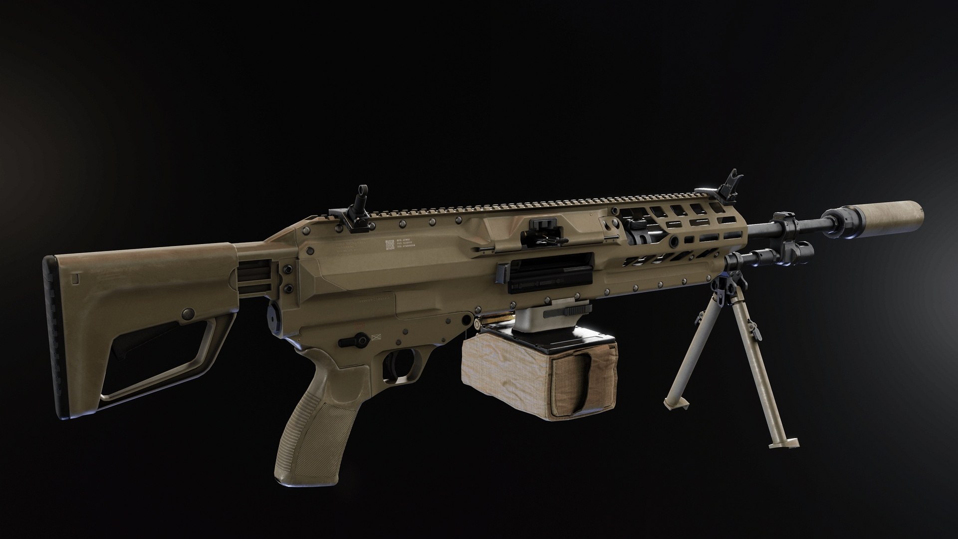 Sig XM250 3D Model - TurboSquid 1894075