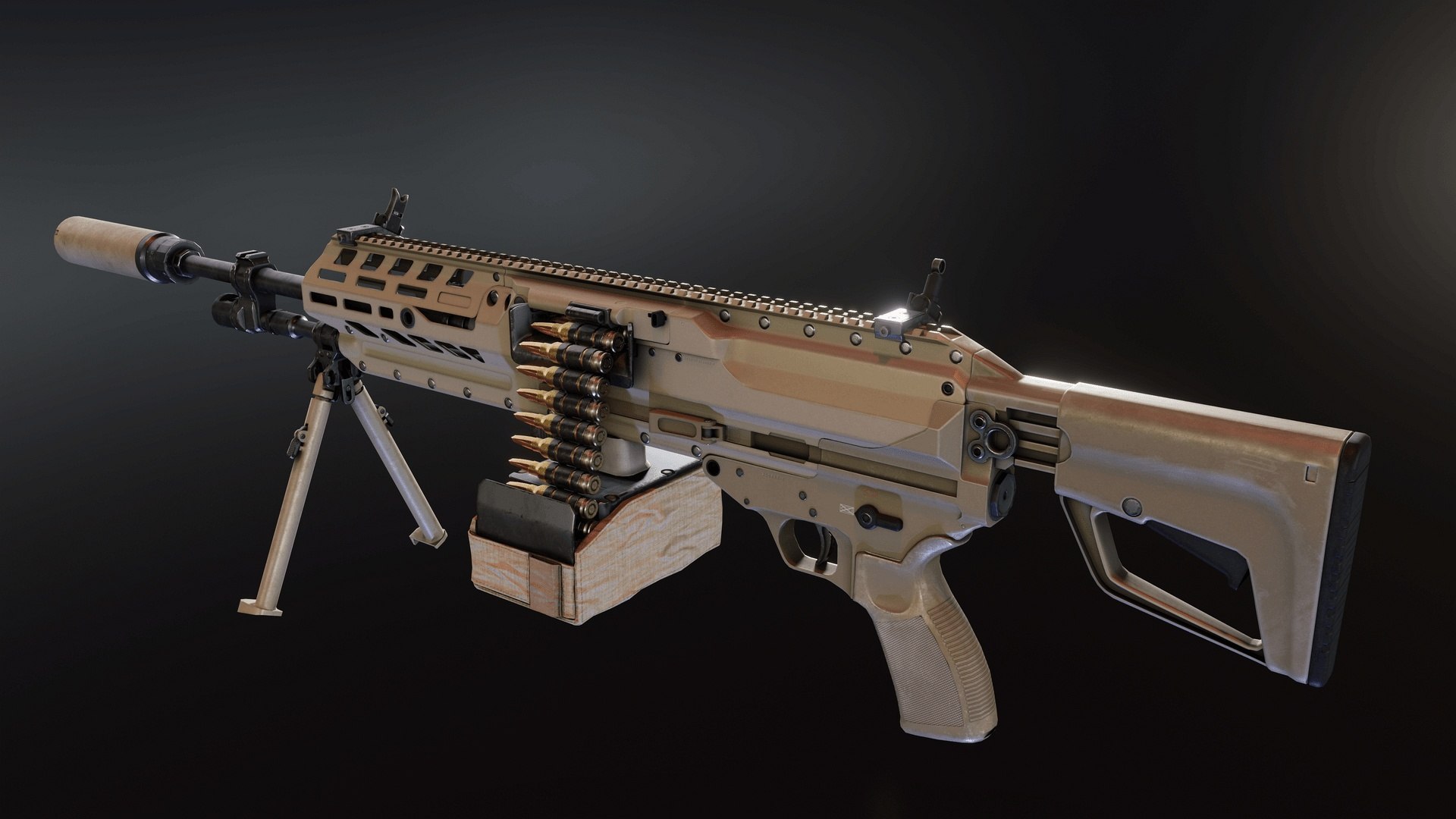 Sig XM250 3D Model - TurboSquid 1894075
