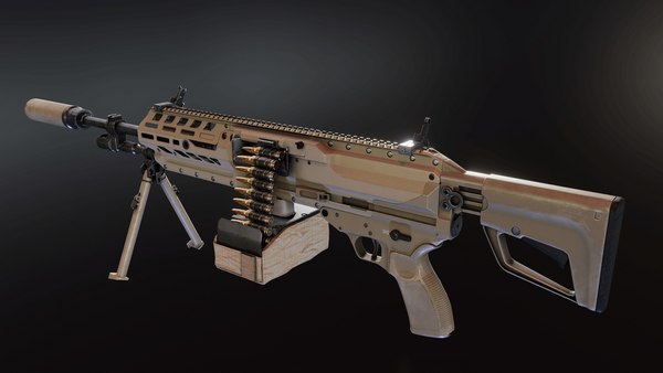 Sig XM250 3D model - TurboSquid 1894075