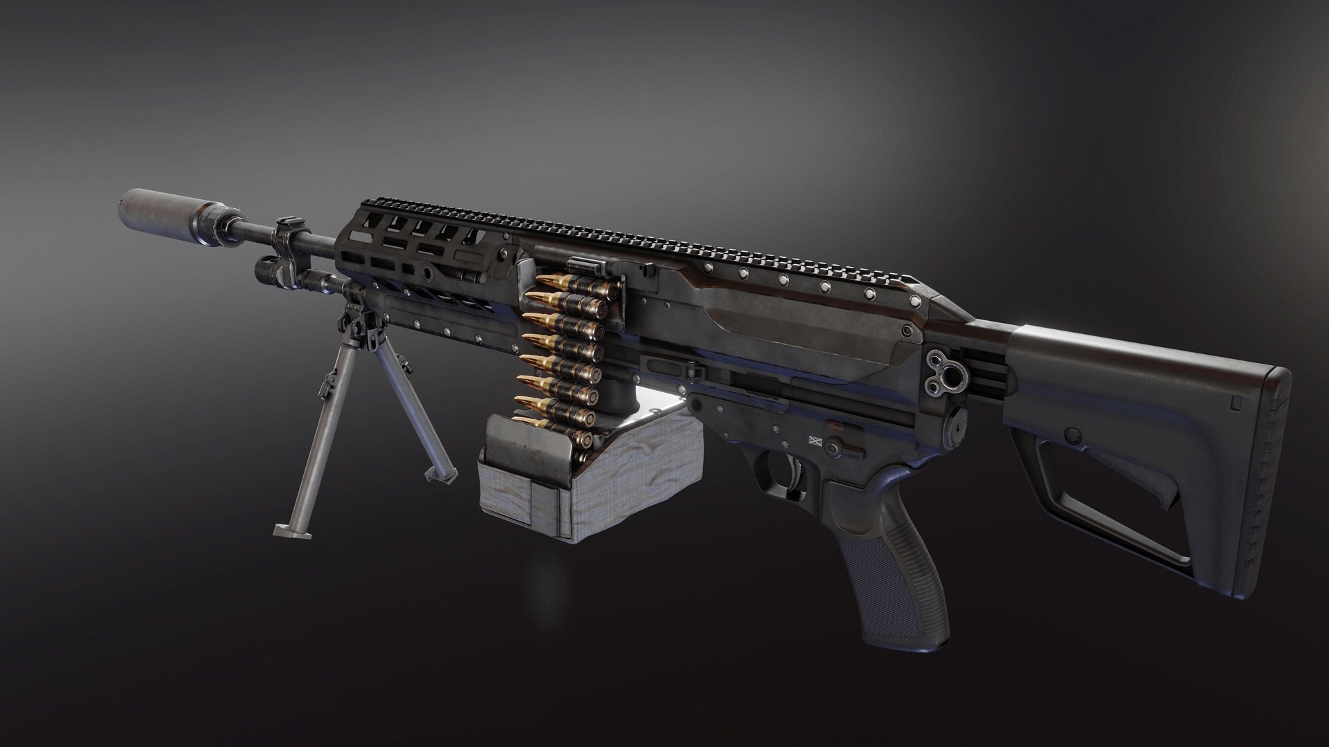 Sig XM250 3D Model - TurboSquid 1894075