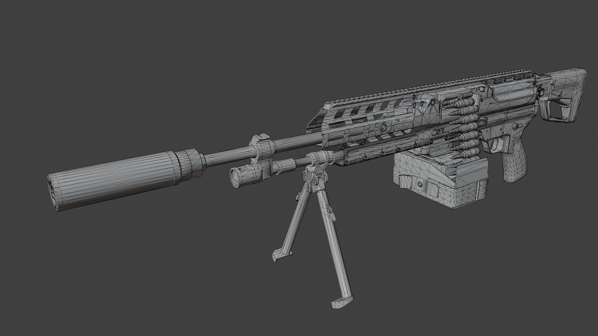 Sig XM250 3D Model - TurboSquid 1894075