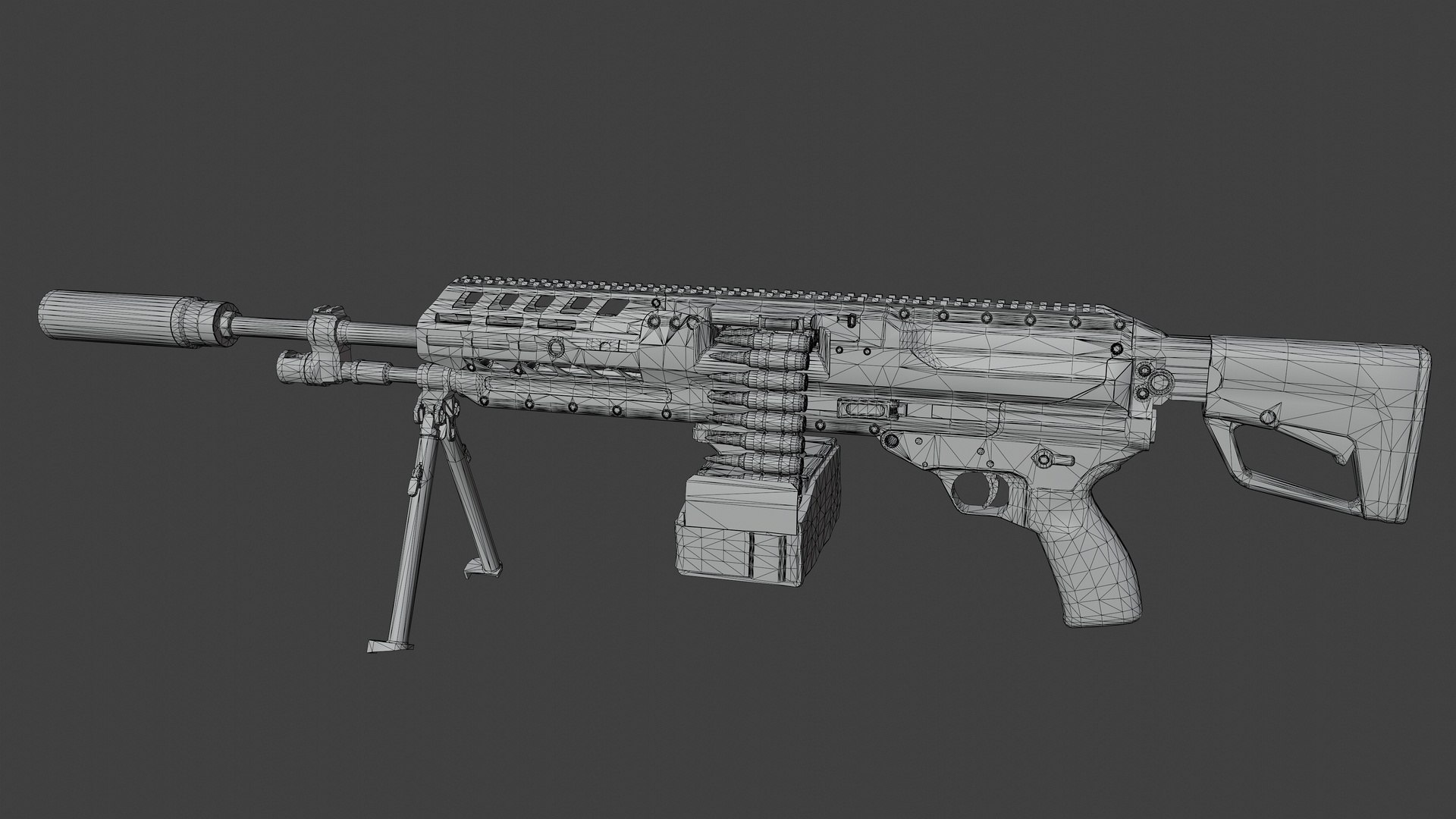 Sig XM250 3D Model - TurboSquid 1894075
